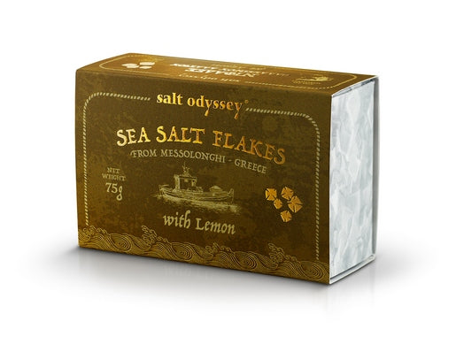 Greek Sea Salt Flakes with Lemon – greekfinefoods.com